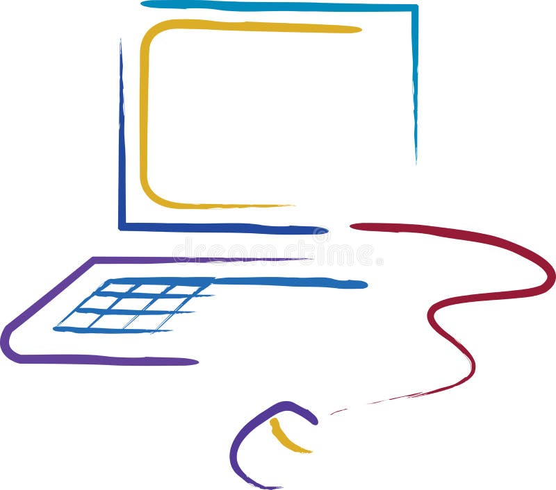 Computer operator logo stock vector. Illustration of health - 81764507