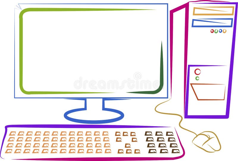 Computer operator logo stock vector. Illustration of health - 81764507