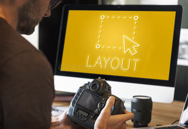 Art Create Draft Imagine Layout Outline Graphic Concept Stock Photo ...