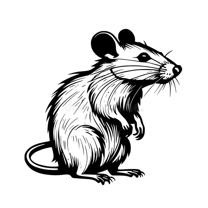 Cute Cartoon Mouse, Illustration Stock Illustration - Illustration of ...