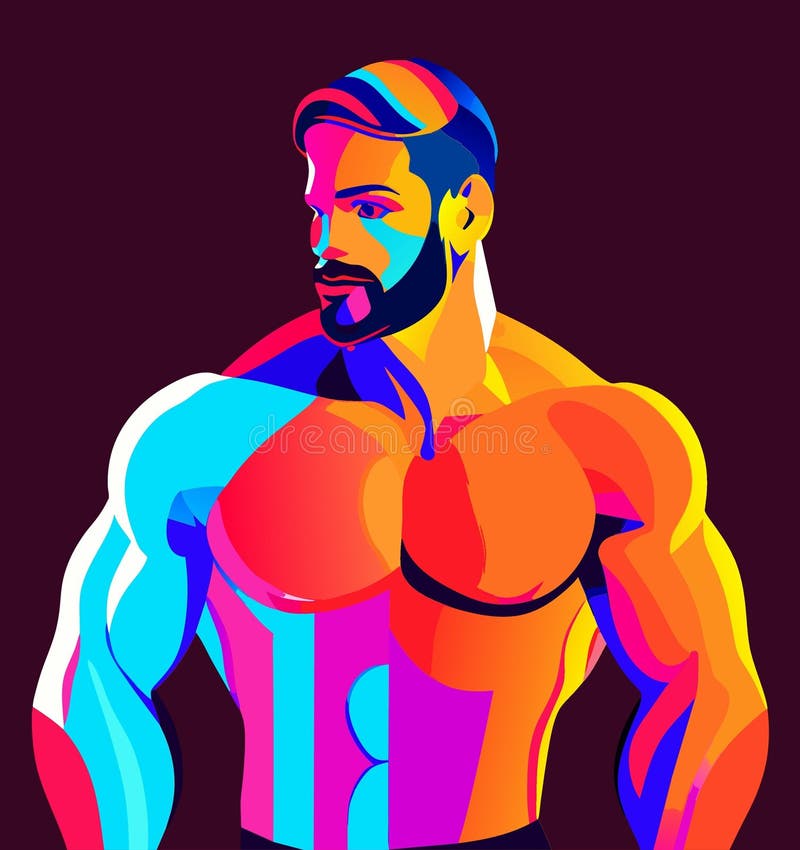 Cartoon Strong Guy Beach Stock Illustrations – 67 Cartoon Strong Guy ...