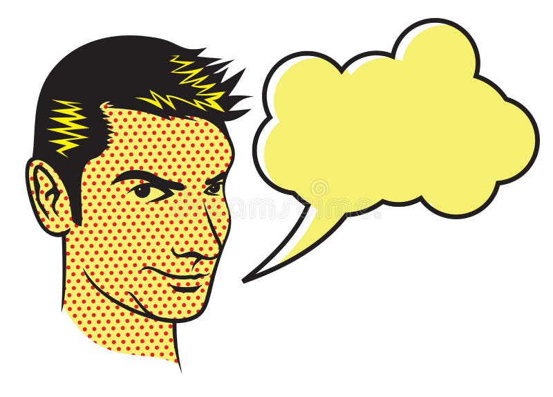 Art de bruit d'homme illustration de vecteur. Illustration du dessin ...