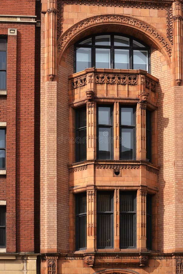 Art Deco Building in Manchester UK Stock Photo - Image of classical ...