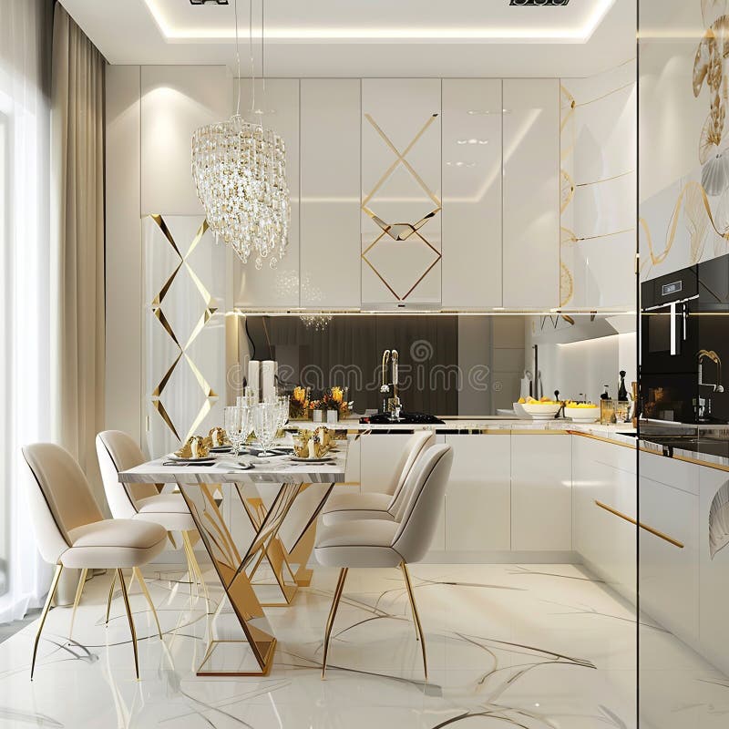 The Art Deco Inspired Kitchen Design of Timeless Elegance Meets Modern ...