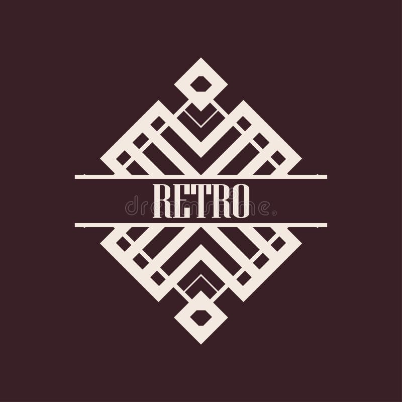 Art deco label stock vector. Illustration of decoration - 121521374