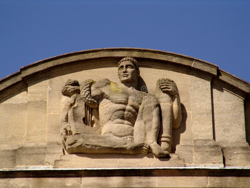 Art Deco Man Sculpture Picture. Image: 1037668