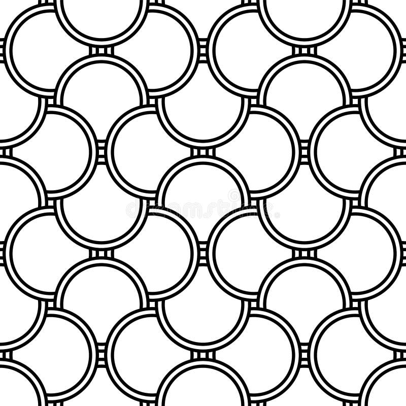 Art Deco Motif in Seamless Decorative Geometric Pattern Stock Vector ...