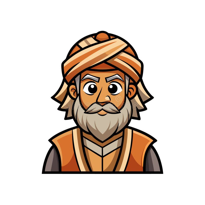 Art Deco Old Man Presenting Ideas Stock Illustration - Illustration of ...