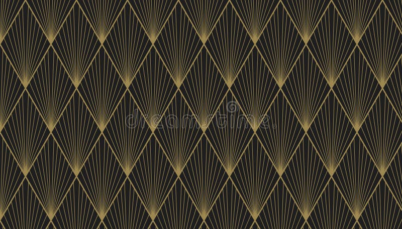 Art Deco Pattern Background. a Striking Art Deco-inspired Geometric ...