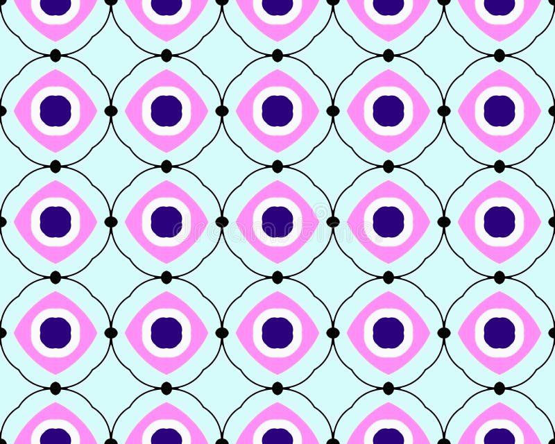 Art Deco Pattern of Geometric Elements Abstract Seamless Patterns with ...