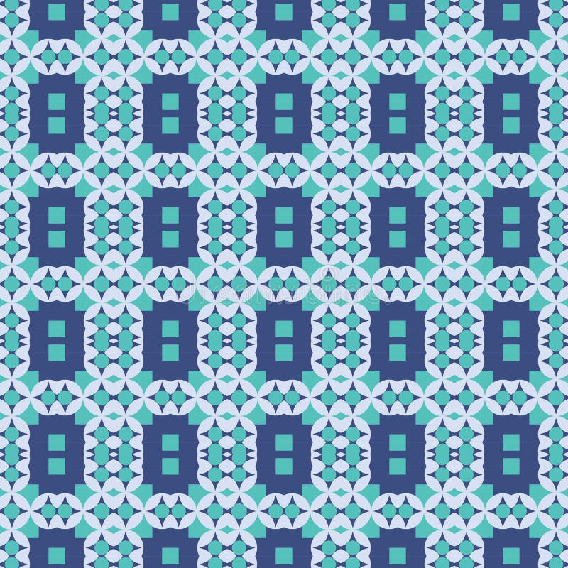 Art Deco Pattern of Geometric Elements. Seamless Pattern. Vector ...