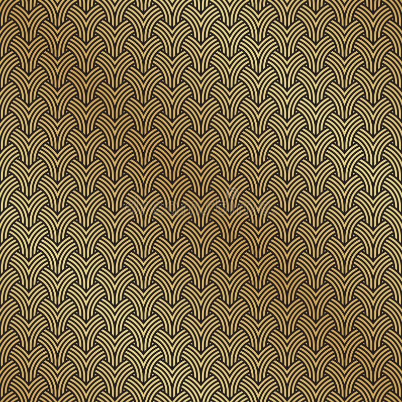 Art Deco Seamless Geometric Pattern Background Texture Stock ...