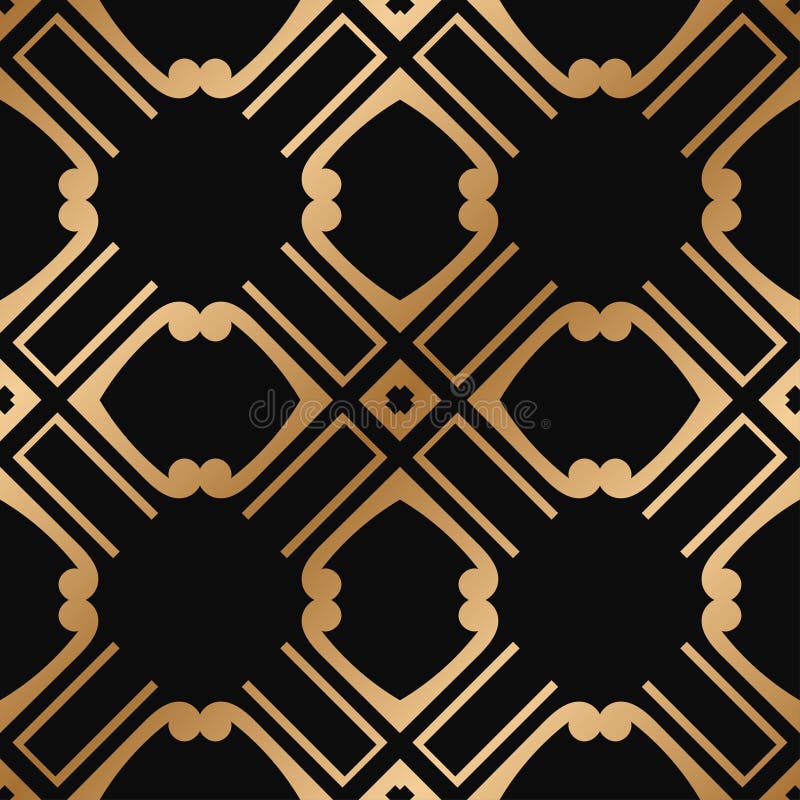 Art Deco seamless pattern stock vector. Illustration of decorative ...