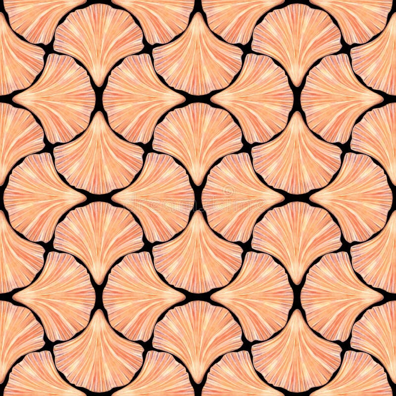 Art Deco Style Geometric Forms Seamless Pattern Background Stock ...