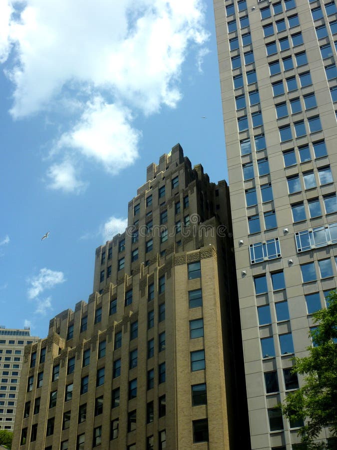 Art Deco Style Building in Boston, Massachusetts Stock Image - Image of ...