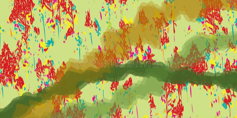 Art Design Abstract-forest Fire-Abstract Background-vectors Art ...