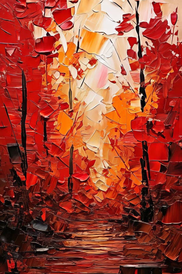 Art with Different Patterns in Oil Canvas, Compositions, Design ...