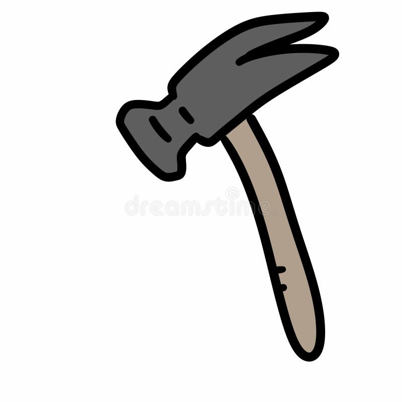 Sad Cartoon Hammer stock vector. Illustration of upset - 47756678