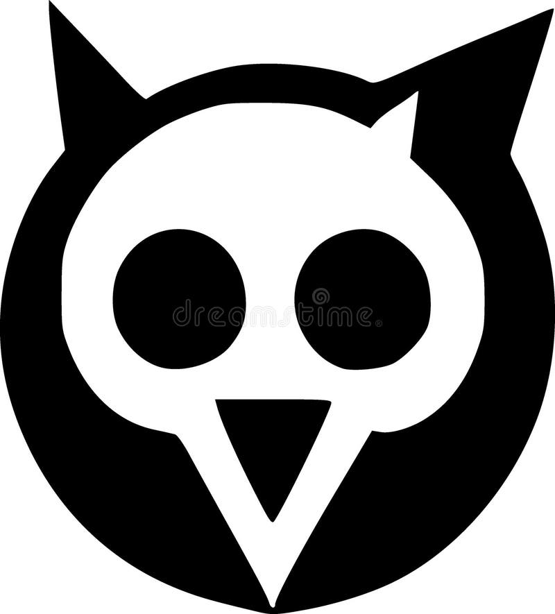 Evil Monster Cartoon Halloween Icon in Solid Style Stock Illustration ...