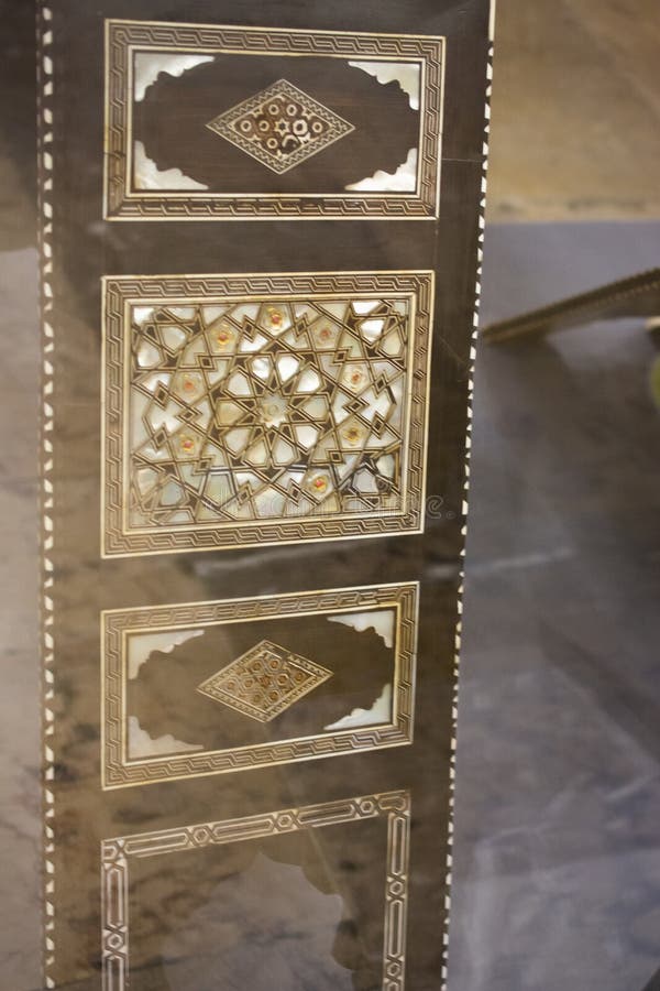 Art Example of Mother of Pearl Inlays Stock Image - Image of east ...