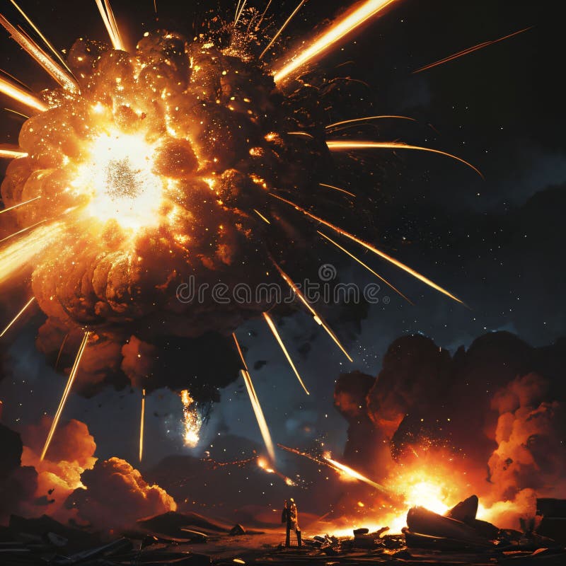 The Art of Explosion stock image. Image of screenshot - 344061645