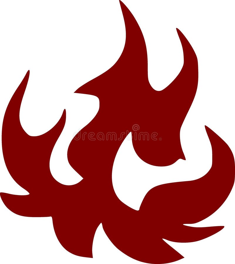 Fire Flames Icon. Simple Illustration of Fire Icon for Web Stock ...