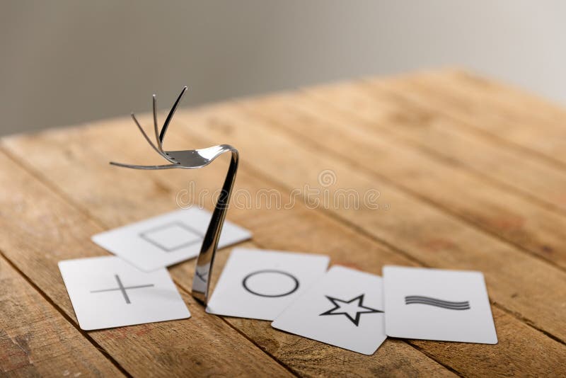 Art of Fork Bending, How To Bend Forks with Your Mind Stock Image ...