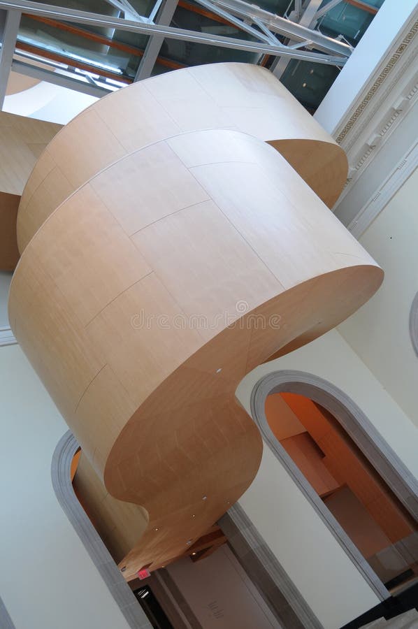 Art Galler of Ontario Gehry Staircase 2 Editorial Image - Image of west ...