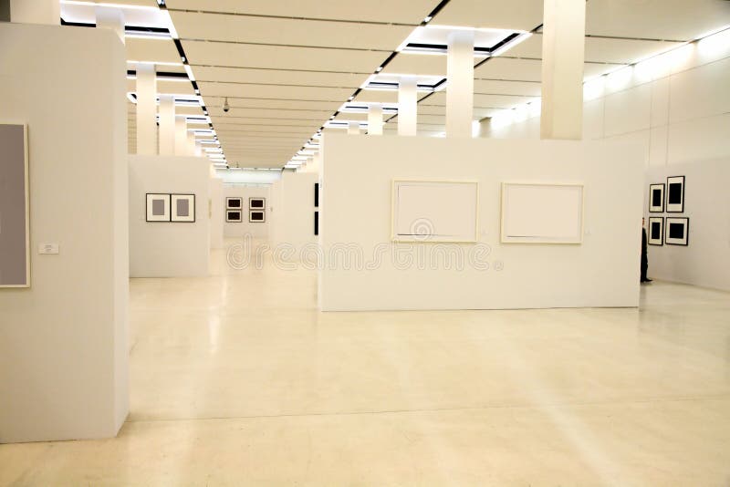 Art gallery stock image. Image of light, design, frame - 5603365