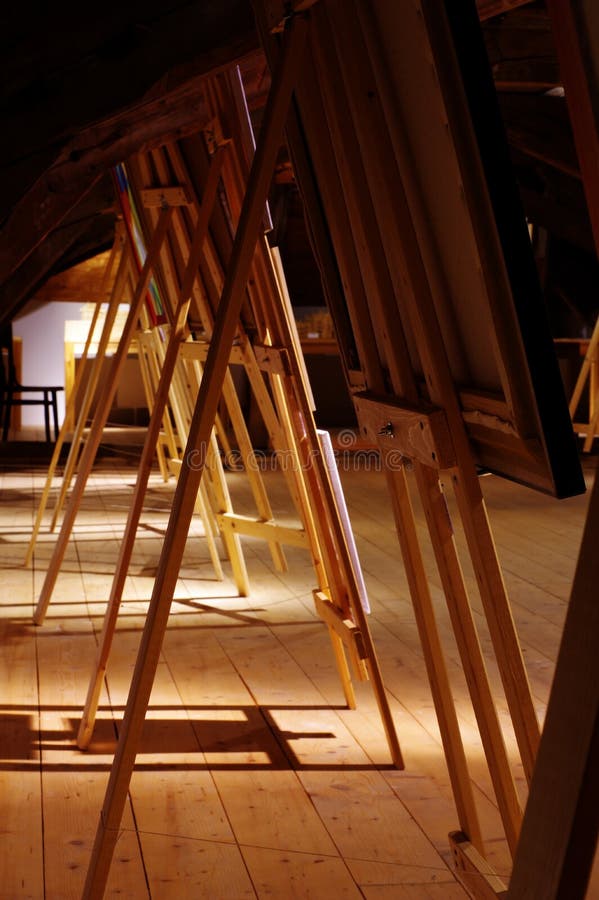 Art gallery stock photo. Image of objects, artist, painter - 45887118