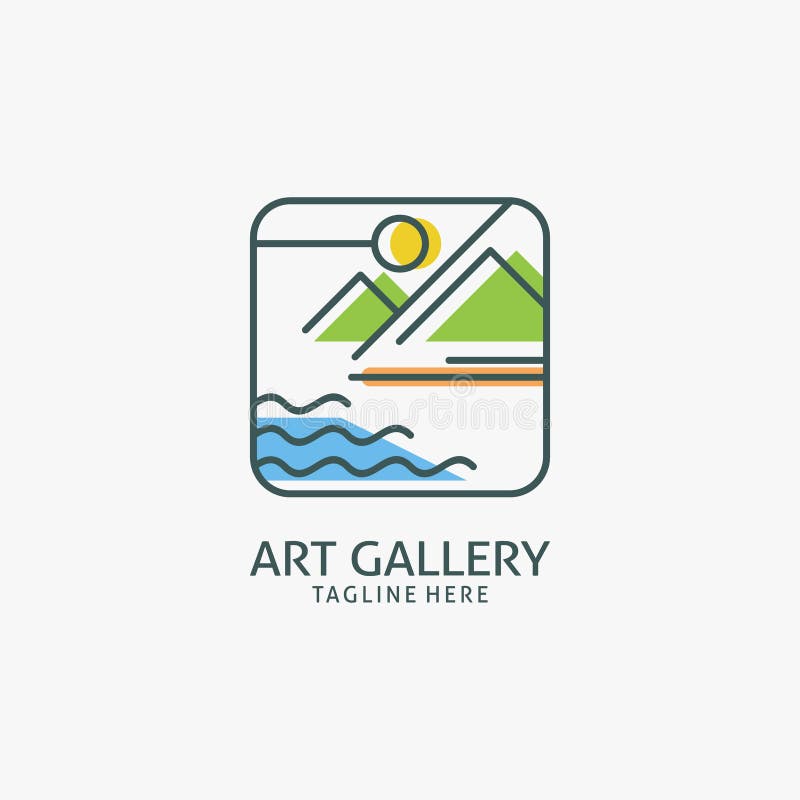 Art gallery logo design stock vector. Illustration of icon - 274823240