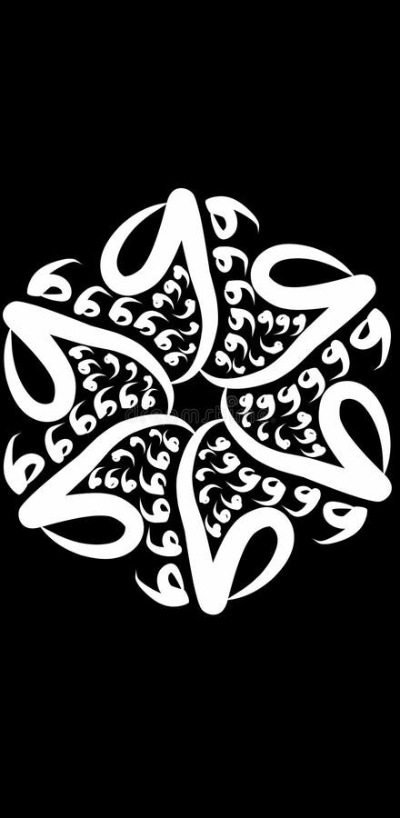 Art with Geometric Shapes, Spirals, Generative or Abstract Art, Created ...