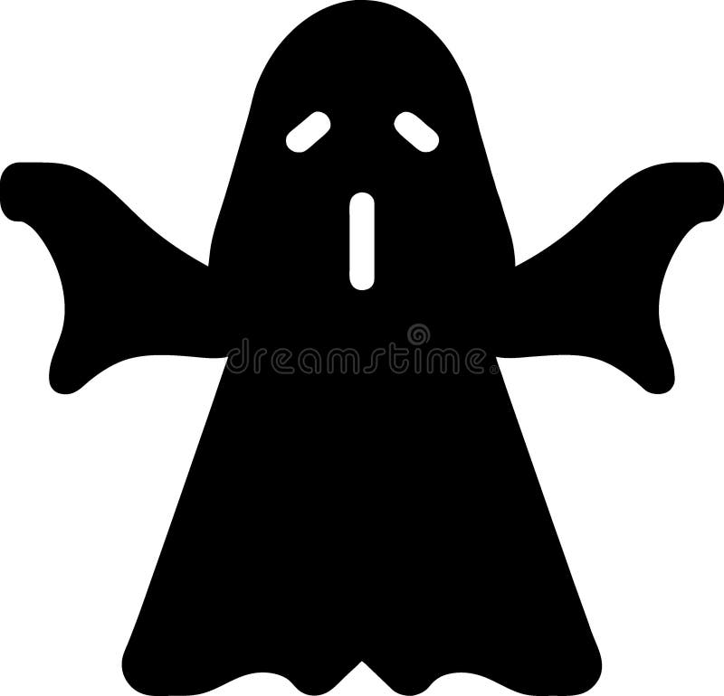 Horror Ghost on the House, Ai Generated Stock Illustration ...