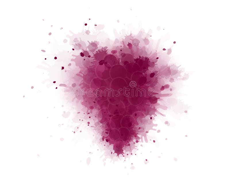 Art grape splash stock vector. Illustration of culinary - 77089097