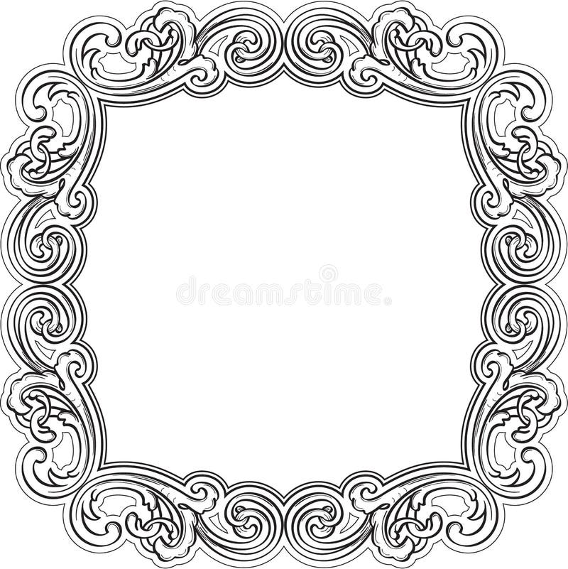 Art Great Border Fine Border Stock Vector - Illustration of premium ...