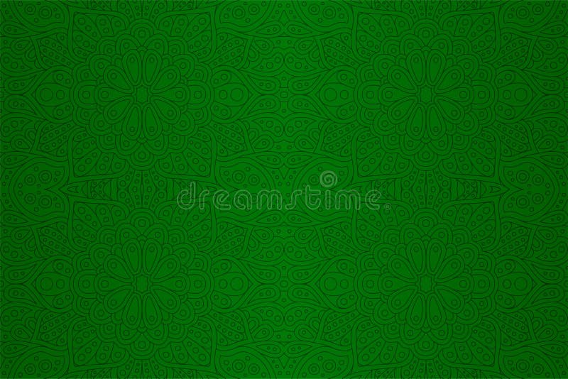 Art with Green Abstract Seamless Linear Pattern Stock Vector ...