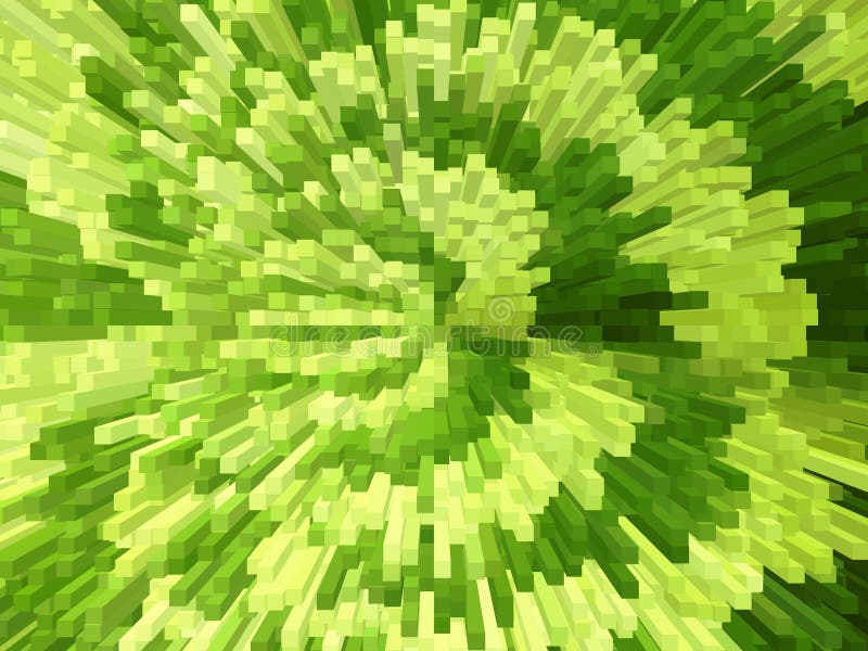 Art Green Blocks Abstract Pattern Background Stock Illustration ...