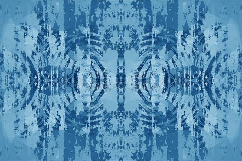 Art Grunge Blue Color Abstract Pattern Background Stock Illustration ...