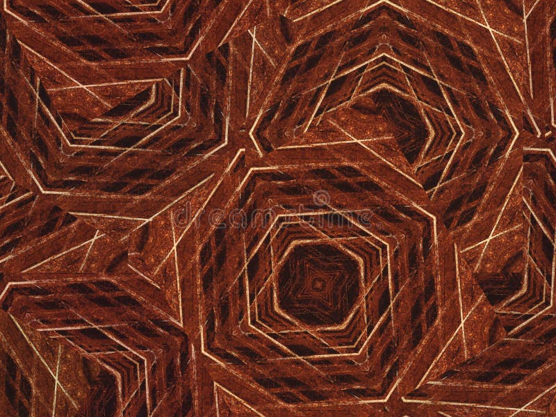 Art Grunge Brown Abstract Pattern Background Stock Illustration ...