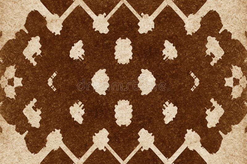 Art Grunge Brown Ragged Abstract Pattern Background Stock Illustration ...