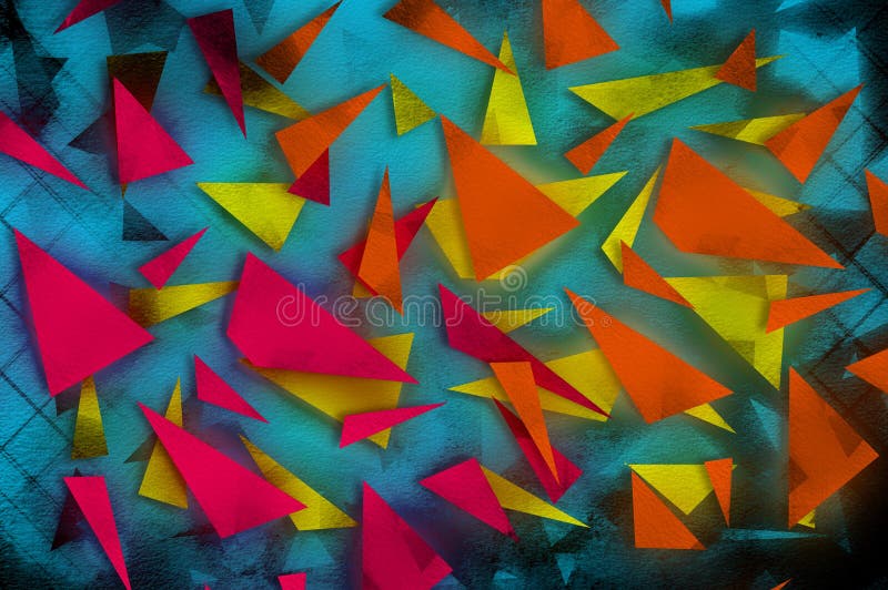 Art Grunge Color Abstract Pattern Background Stock Illustration ...