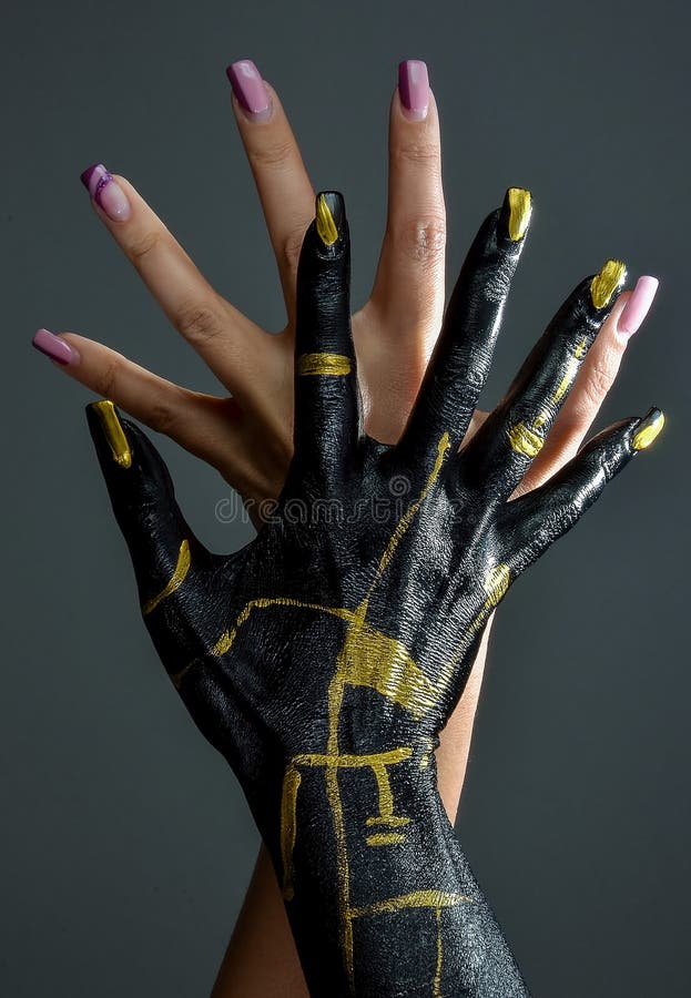 ART HANDS stock image. Image of abstract, beauty, colors - 70938385