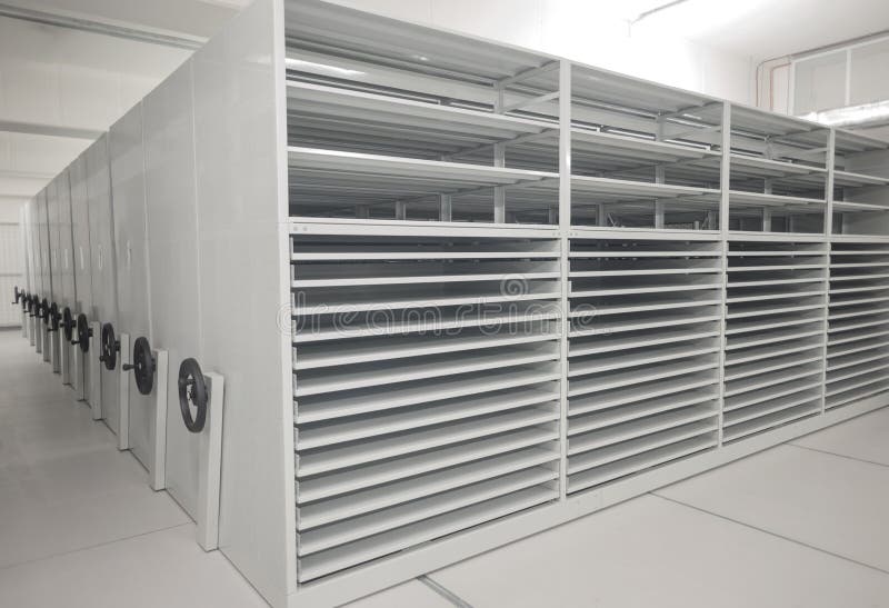 Art History Museum Depository Stock Photo - Image of history, shelving ...