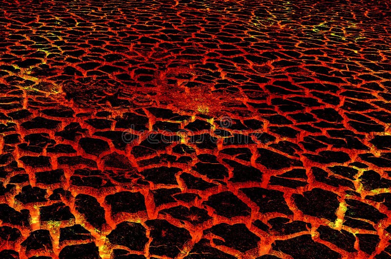 Art Hot Lava Fire Abstract Pattern Background Stock Illustration ...