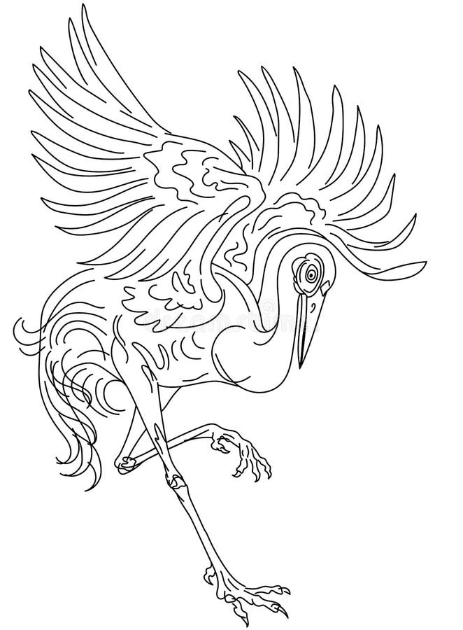 Japanese Crane Stock Illustrations – 5,231 Japanese Crane Stock ...