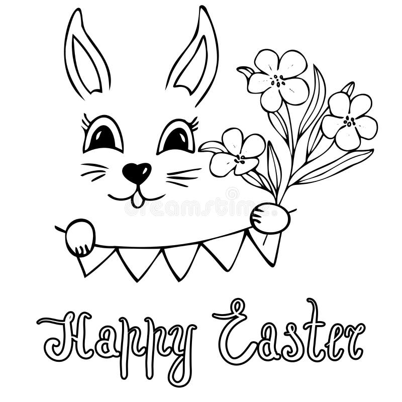 Set of Simple Easter Eggs Clip Art, Vector Illustration with Hand Drawn ...
