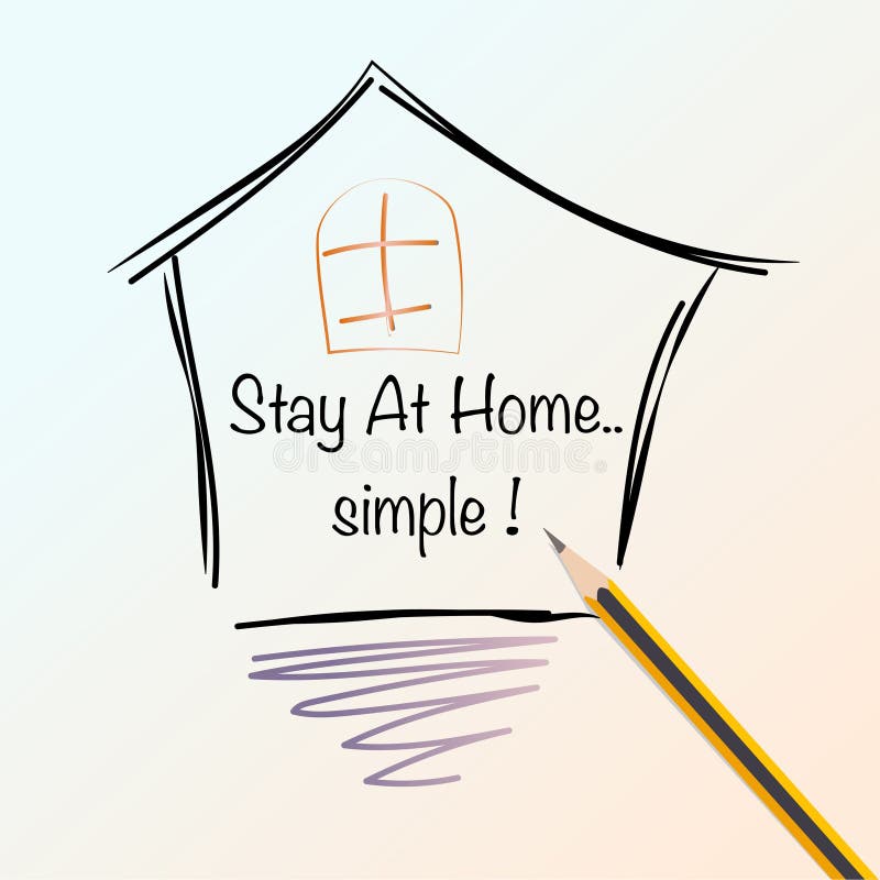 Lockdown and Stay at Home Campaign Due To Coronavirus Crisis Stock ...