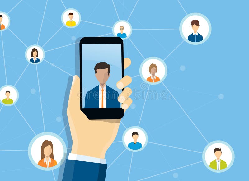 Business Smart Working on Mobile Concept and Technology Online ...