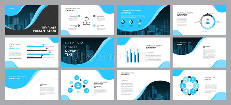 Presentation Page Layout Template Design and Use for Brochure ,book ...