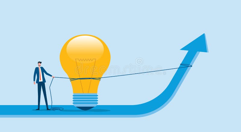 Flat Vector Design Creative Idea for Business Grow Up Concept Stock ...